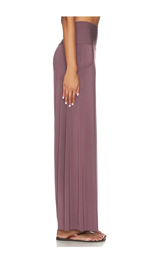 Commando Butter Wide Leg Pant In Purple - Mink