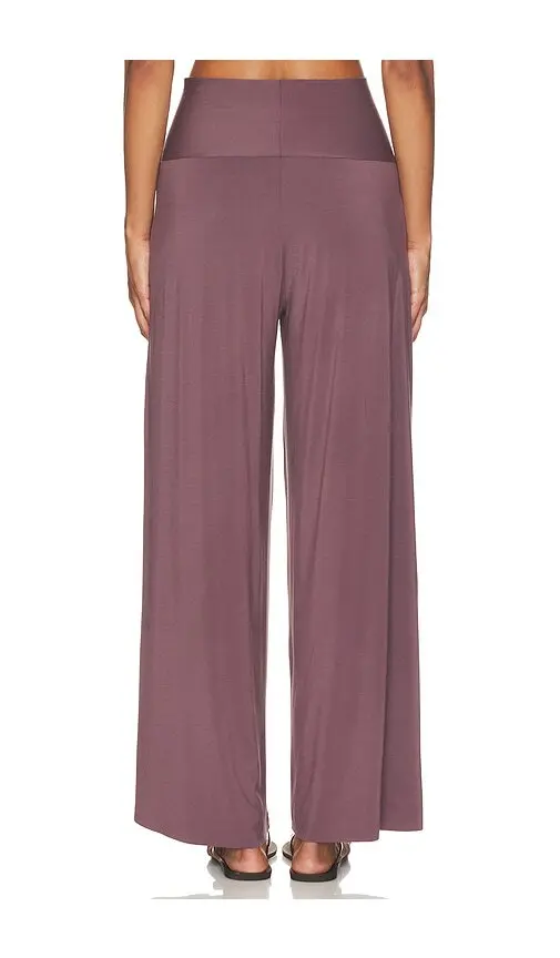 Commando Butter Wide Leg Pant In Purple - Mink