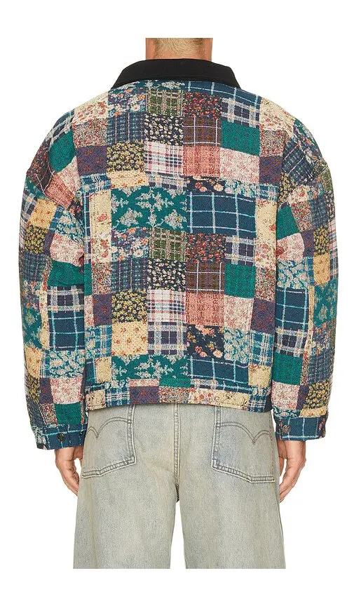 RYOKO RAIN Quilted Tapestry Work Jacket