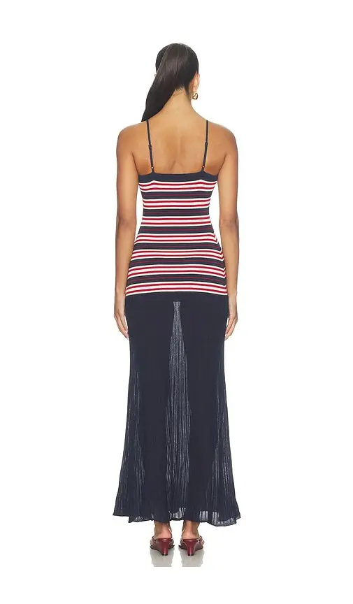 Faithfull The Brand Doris Maxi Dress In Navy