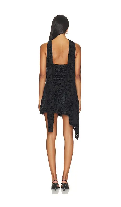 RUNAWAY THE LABEL Dawn Scoop Neck Mini Dress