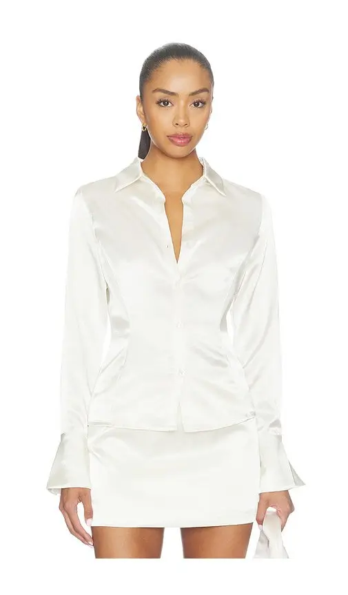 RUNAWAY THE LABEL Hartley Fitted Collared Shirt