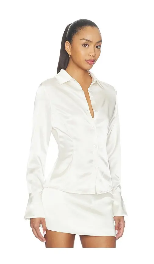 RUNAWAY THE LABEL Hartley Fitted Collared Shirt