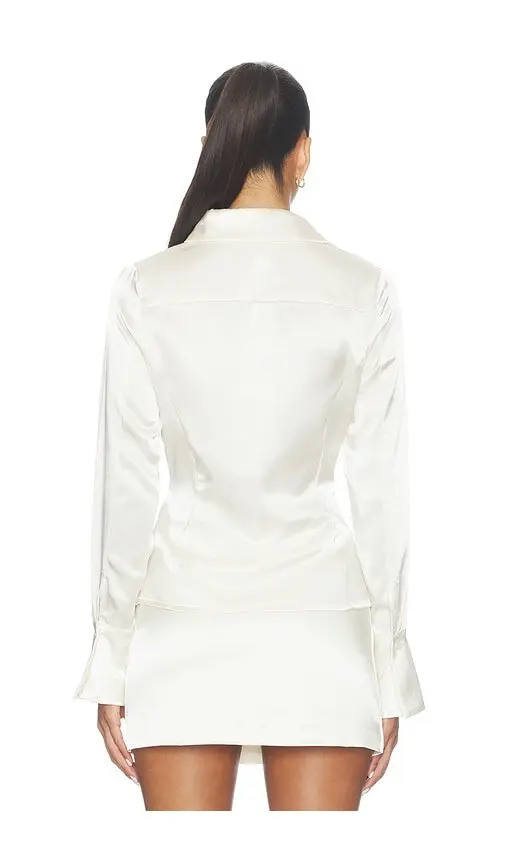 RUNAWAY THE LABEL Hartley Fitted Collared Shirt