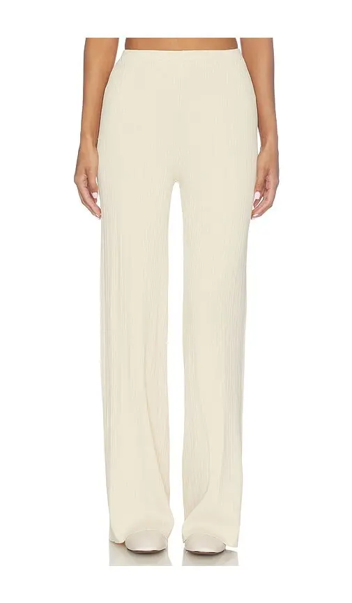 SNDYS. Lumi Knit Pants In Neutral