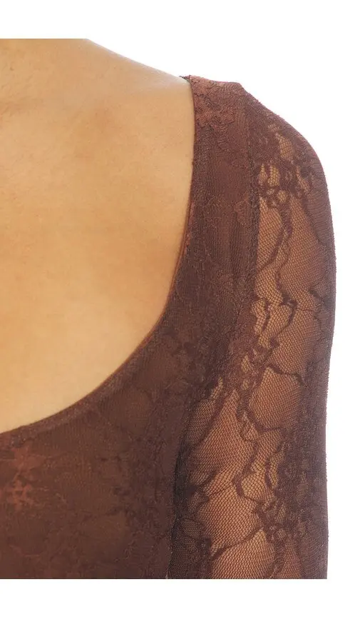 LOVERS AND FRIENDS Dylan Mini Dress In Brown