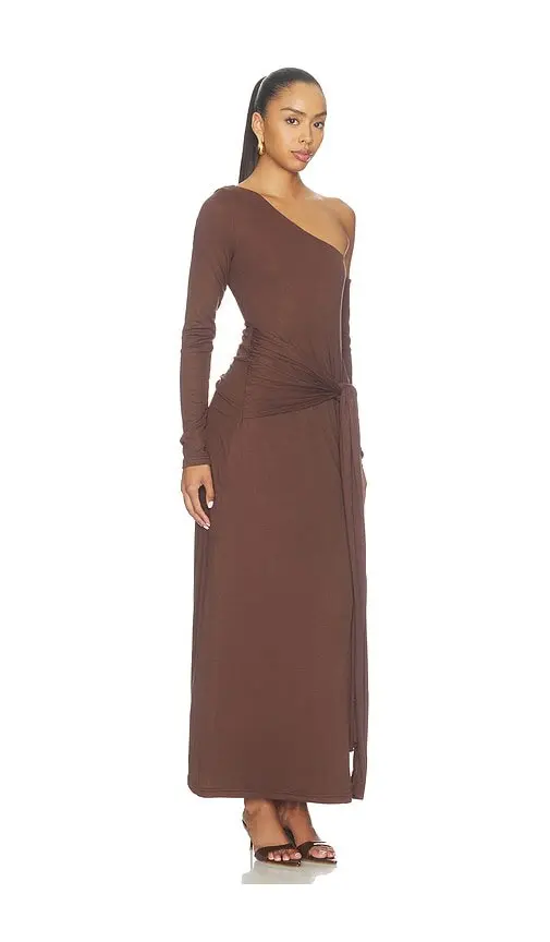 SEVEN WONDERS Bianca One Shoulder Maxi Dress