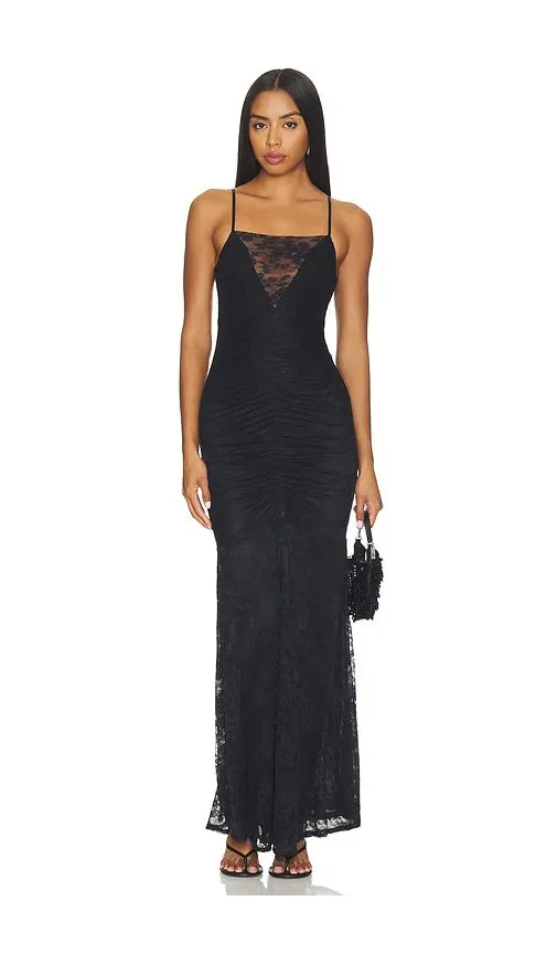 Majorelle Mira Maxi Dress - Black