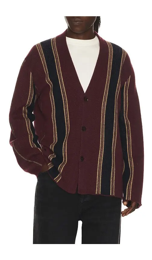 Guest In Residence Baja Everywear Cardigan In Wine