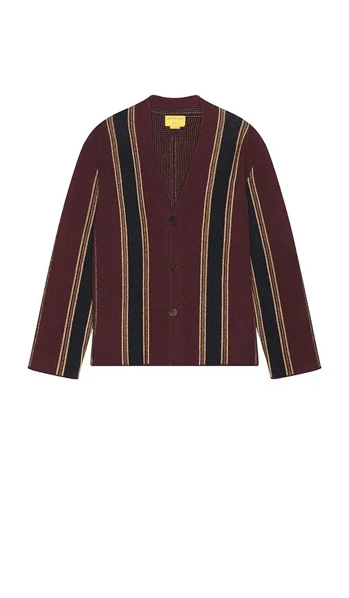 Guest In Residence Baja Everywear Cardigan In Wine