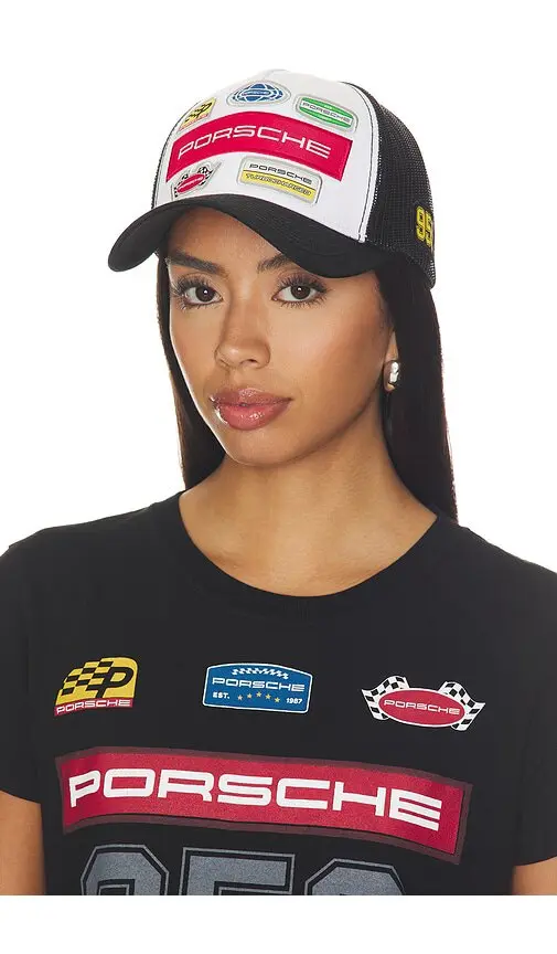 PORSCHE X Trucker Hat In Black