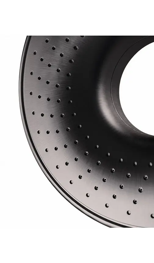 HELLO KLEAN Shower Head+ In Metallic Silver - Brushed Chrome