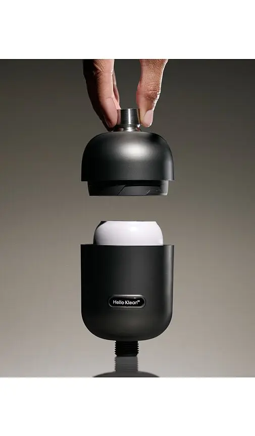 HELLO KLEAN Shower Filter In Black
