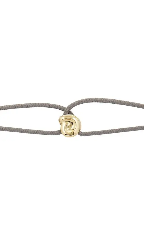 Jenny Bird Nico Mirror Rope Necklace In Metallic