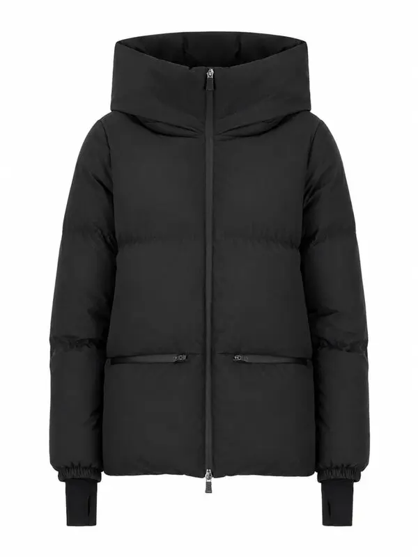 Herno Giubbotto Con Cappuccio - Black