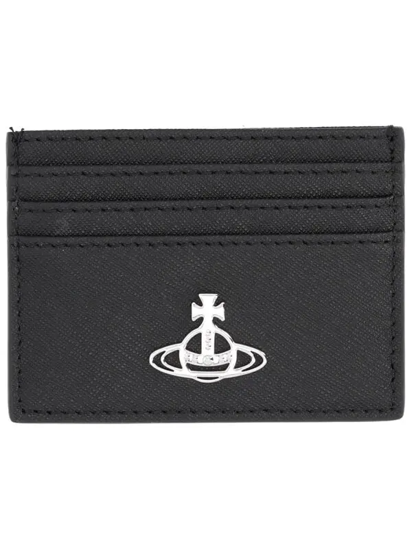 VIVIENNE WESTWOOD Portacarte Flat - Black