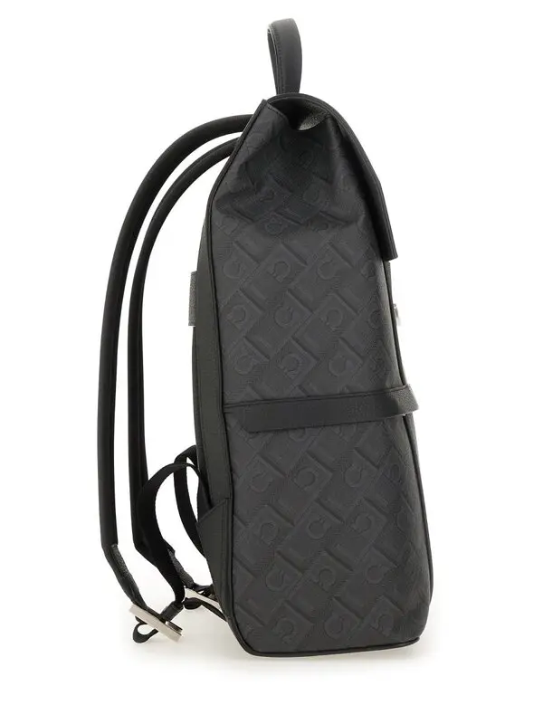 FERRAGAMO Zaino Con Fibbia Gancini