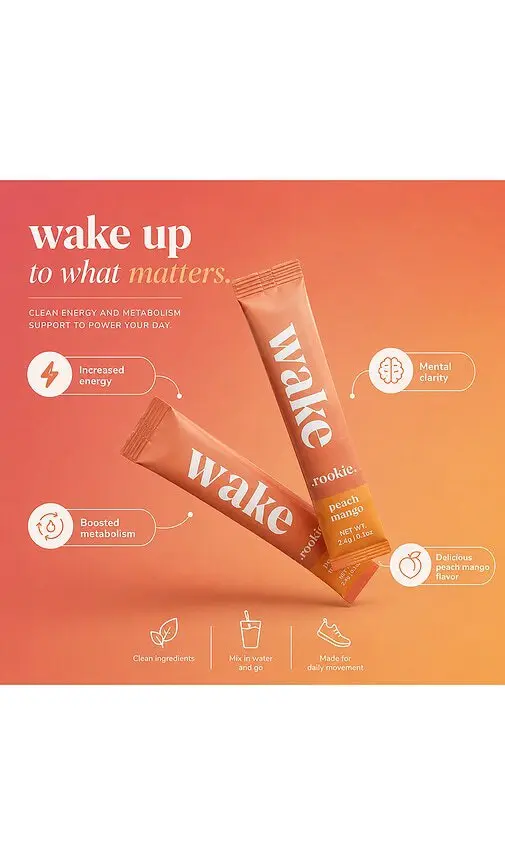 ROOKIE WELLNESS Wake Energy + Metabolism Support