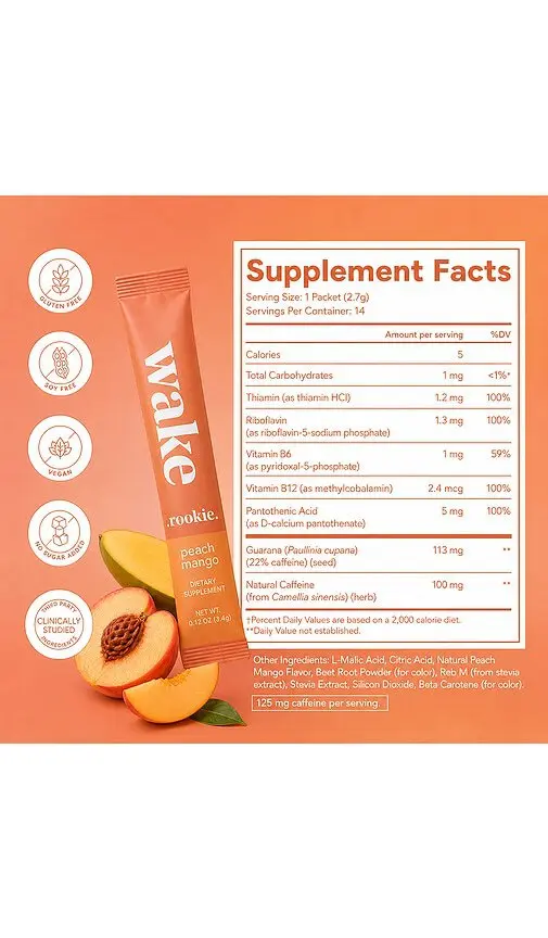 ROOKIE WELLNESS Wake Energy + Metabolism Support