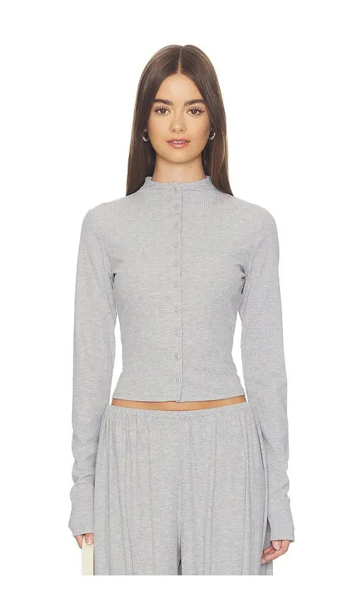 LOVERS AND FRIENDS Charlie Cardigan In Grey