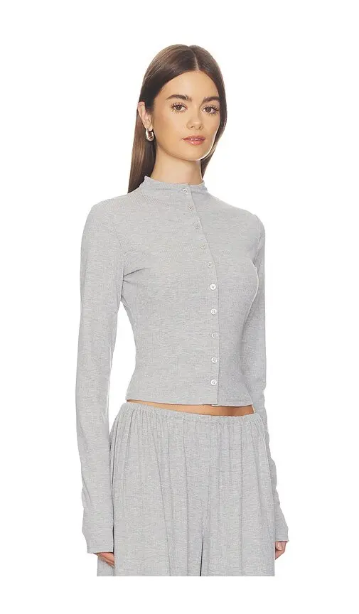 LOVERS AND FRIENDS Charlie Cardigan In Grey