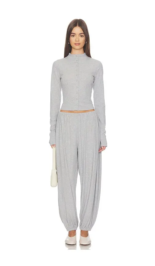 LOVERS AND FRIENDS Charlie Cardigan In Grey