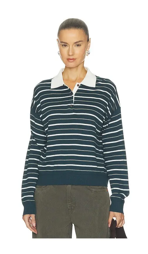 Velvet By Graham & Spencer Kaelin Sweater In Blue - Multi