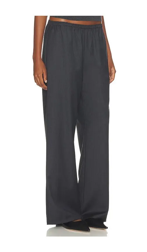 VIR VITA Joanna Wool Trouser In Black