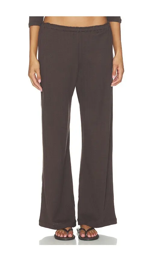 VIR VITA Hilda Pointelle Pant In Chocolate