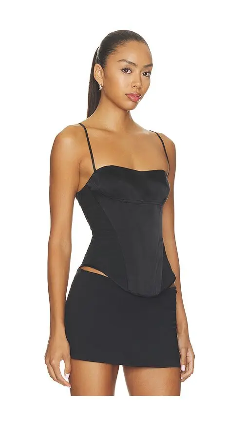 AUTEUR Lotus Mesh Side Corset Top