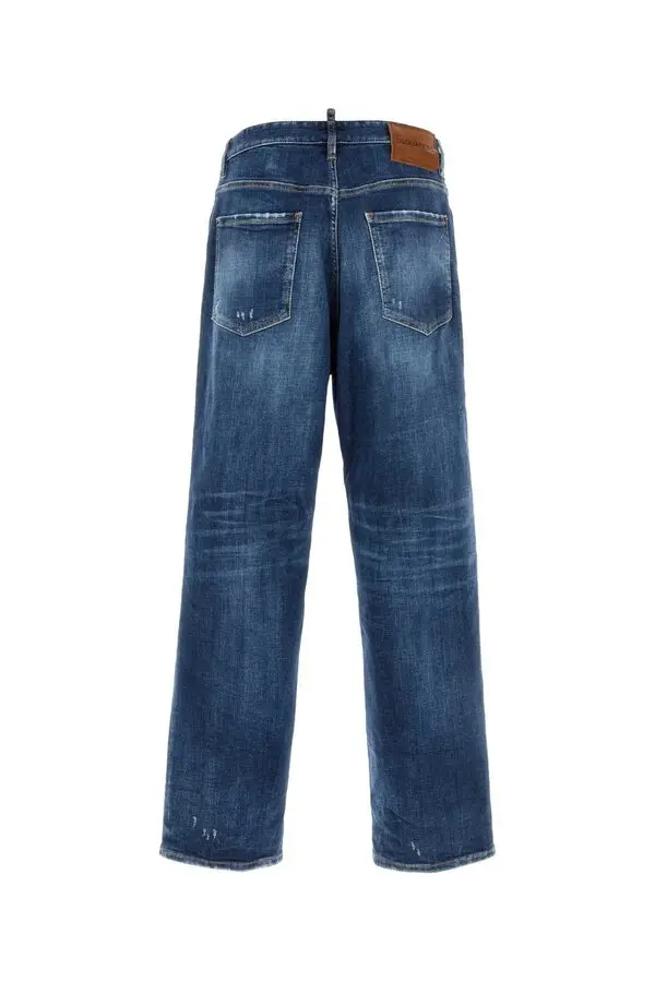 Dsquared2 Stretch Denim Loose Jeans