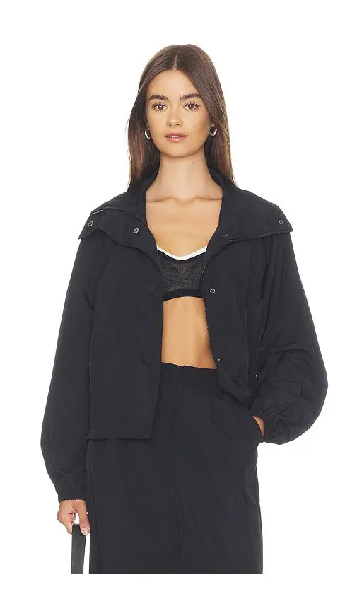 4TH & RECKLESS Tyla Funnel Neck Jacket - Black