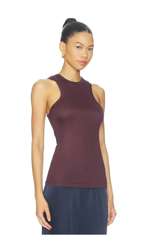 AGOLDE Andre Tank Top In Burgundy