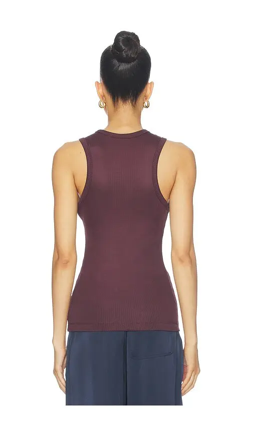 AGOLDE Andre Tank Top In Burgundy