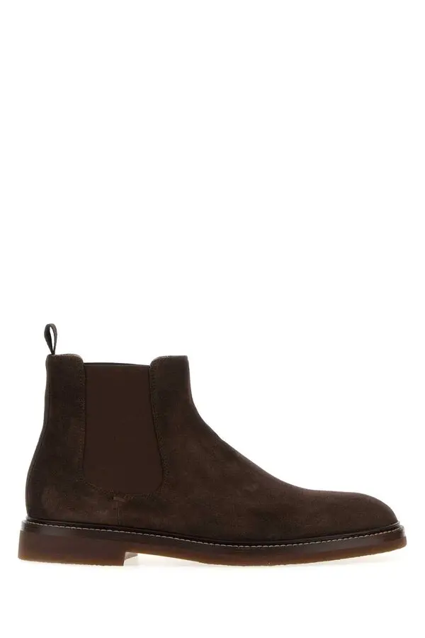 Brunello Cucinelli Suede Ankle Boots