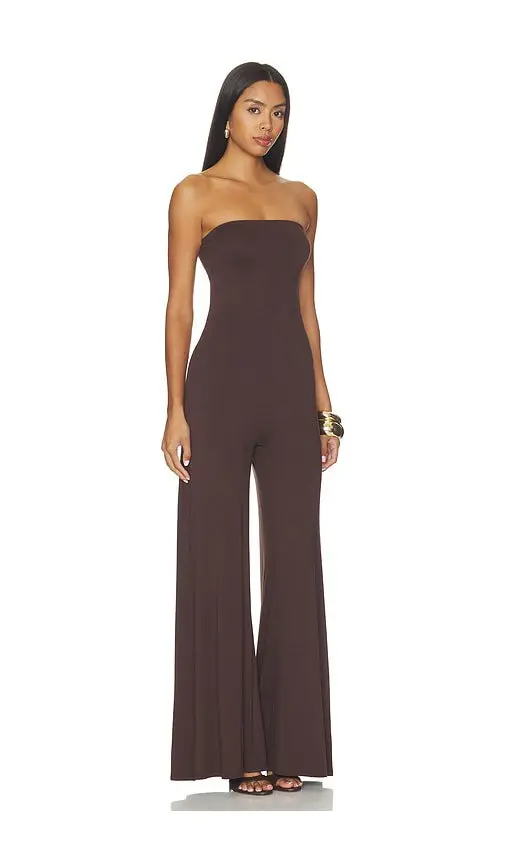 AFRM Nicola Jumpsuit In Chocolate