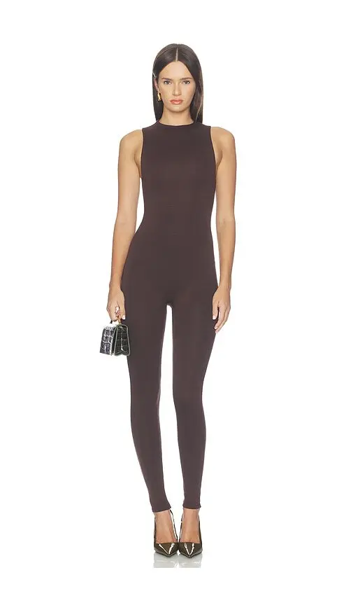 AFRM Kiki Jumpsuit In Chocolate