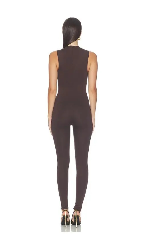 AFRM Kiki Jumpsuit In Chocolate