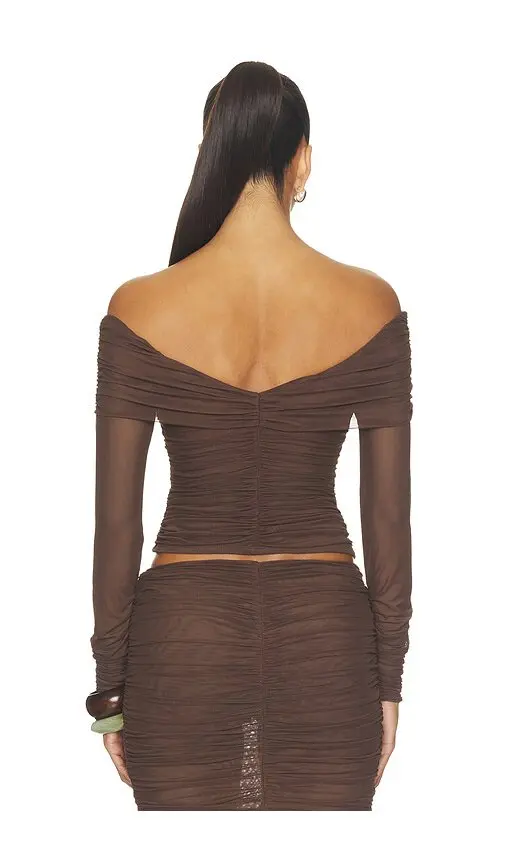 AFRM Coyle Top In Chocolate