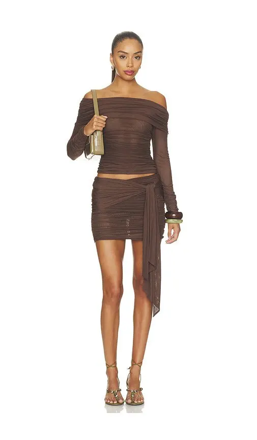 AFRM Coyle Top In Chocolate