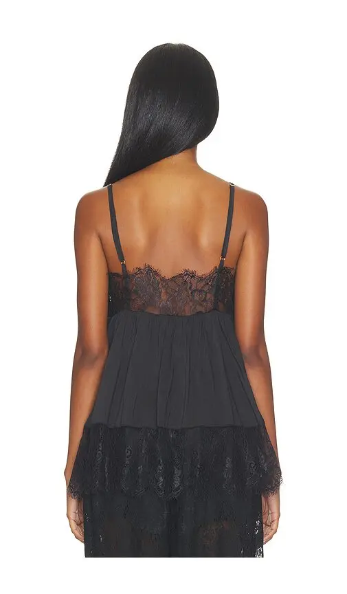 WeWoreWhat Lace Voile Cami Top