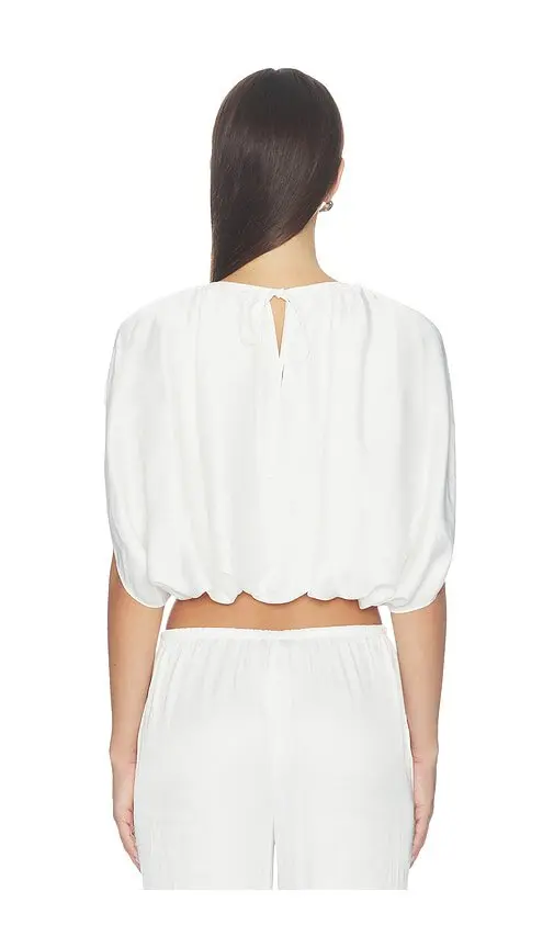 WeWoreWhat Cape Bubble Top In White