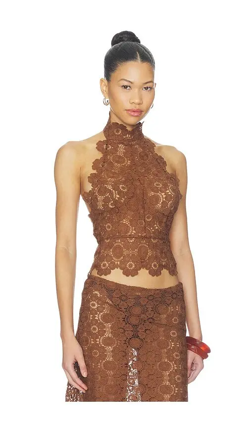 Lioness Trophy Halter In Brown