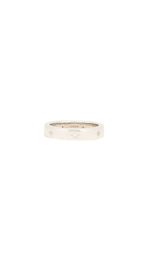 SERGE DENIMES Seven Ring In Metallic