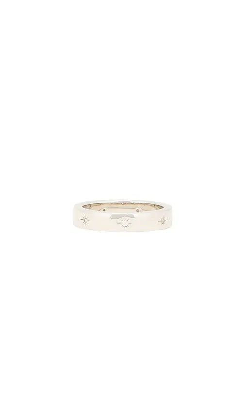 SERGE DENIMES Seven Ring In Metallic