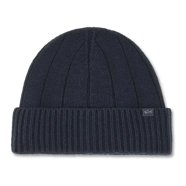 Paul & Shark Wool And Cashmere Beanie - Blue