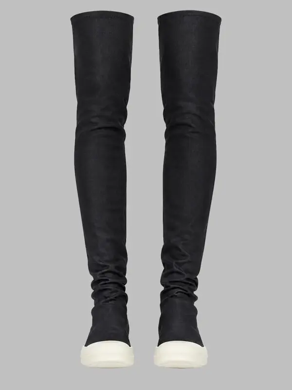 Rick Owens Sneaker High Sock - Black