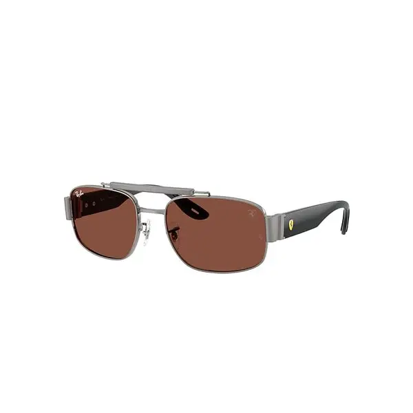 Ray-ban Rb3797m Scuderia Ferrari Collection Sunglasses Frame Green Lenses - Grey