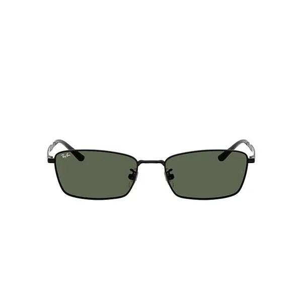 Ray-ban Rb8069d Titanium Sunglasses Frame Grey Lenses - Black