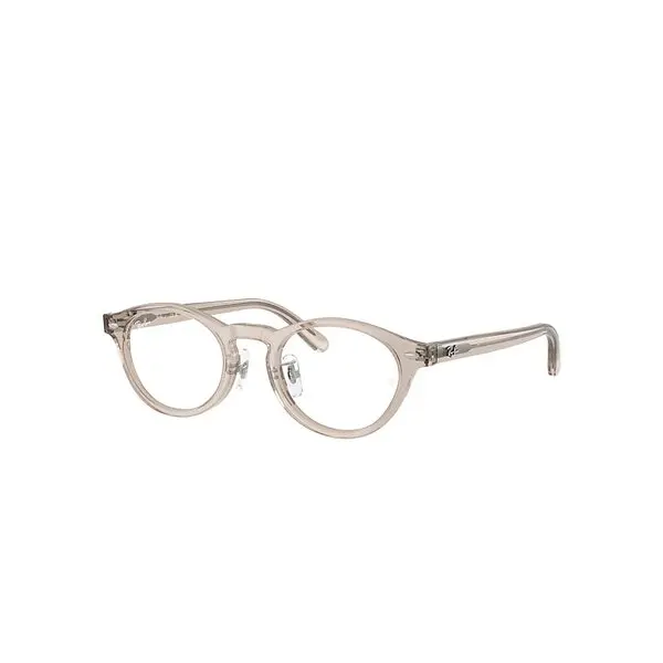 Ray-ban Rb5457d Optics Eyeglasses Frame Transparent Lenses Polarized - Transparent Light Brown